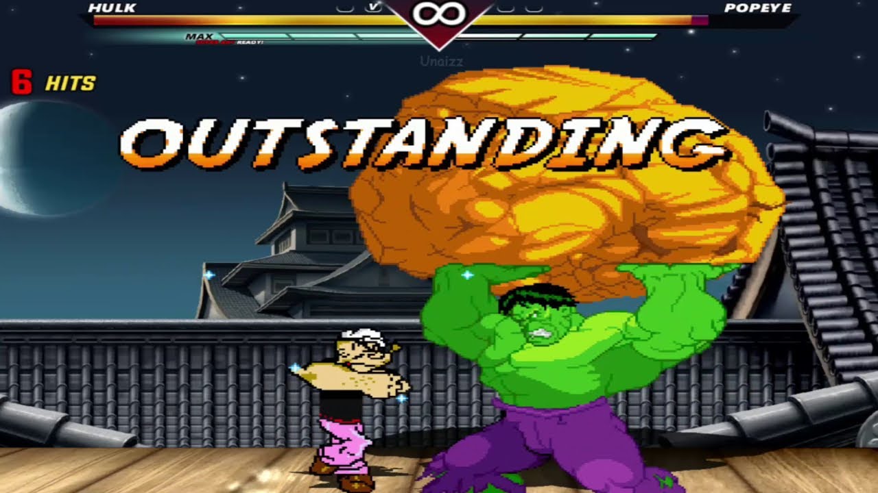 Hulk VS Popeye I HIGH LEVEL EPIC FIGHT!! - YouTube