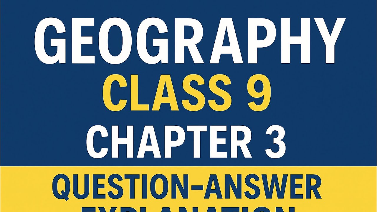 Class 9th geography chapter -3 drainage questions/answers explanation ...