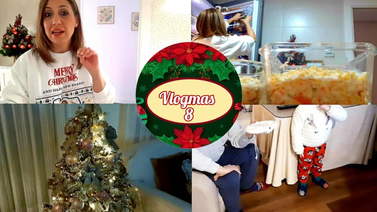 🎄VLOGMAS 8🎄 MEJOR MAQUILLADA‼ME ENCANTA MENÚ DE HOY #lepetitvlogs - YouTube