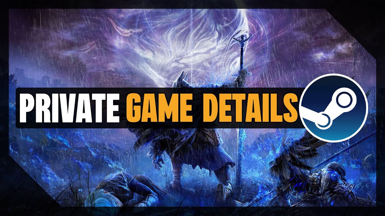 How to make steam game details private - YouTube