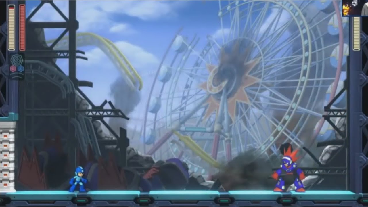 Mega Man 11 - BlastMan Stage Full Tour & Boss Fight Gameplay - YouTube