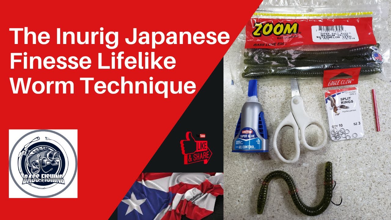 The Inurig: Japanese Finesse Lifelike Worm Technique For Bass Fishing ...