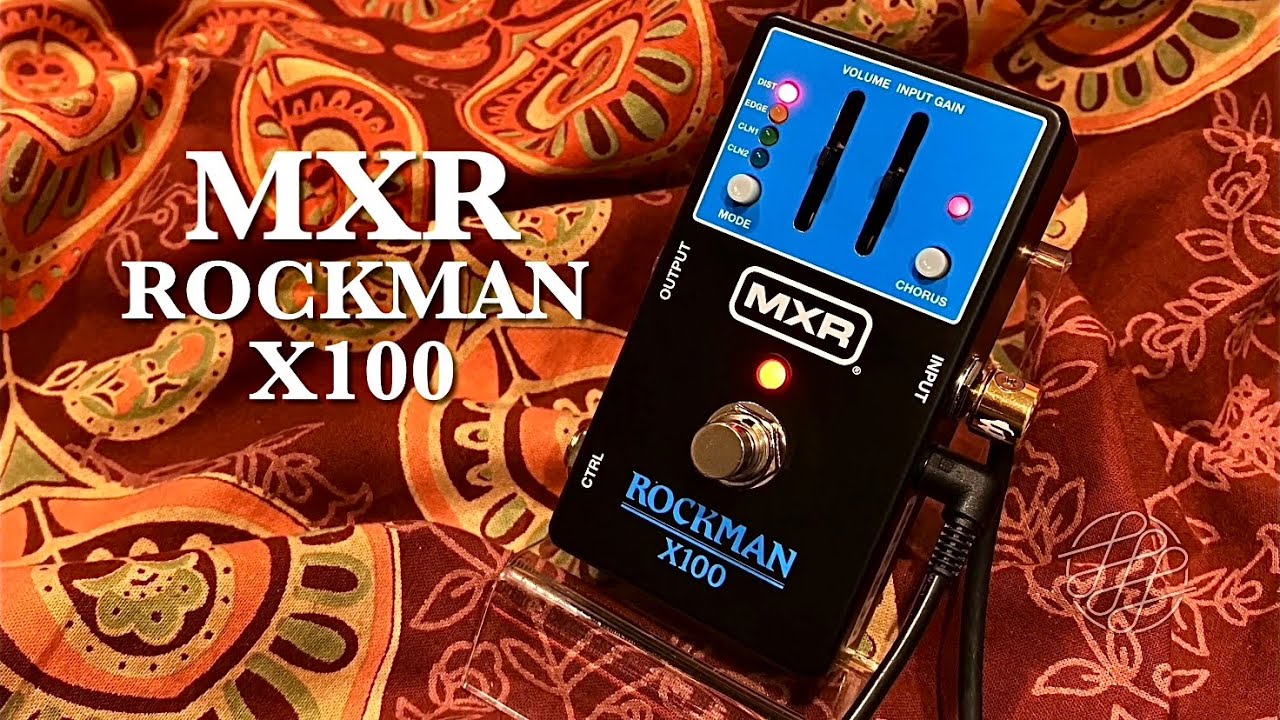 MXR ROCKMAN X100 - YouTube