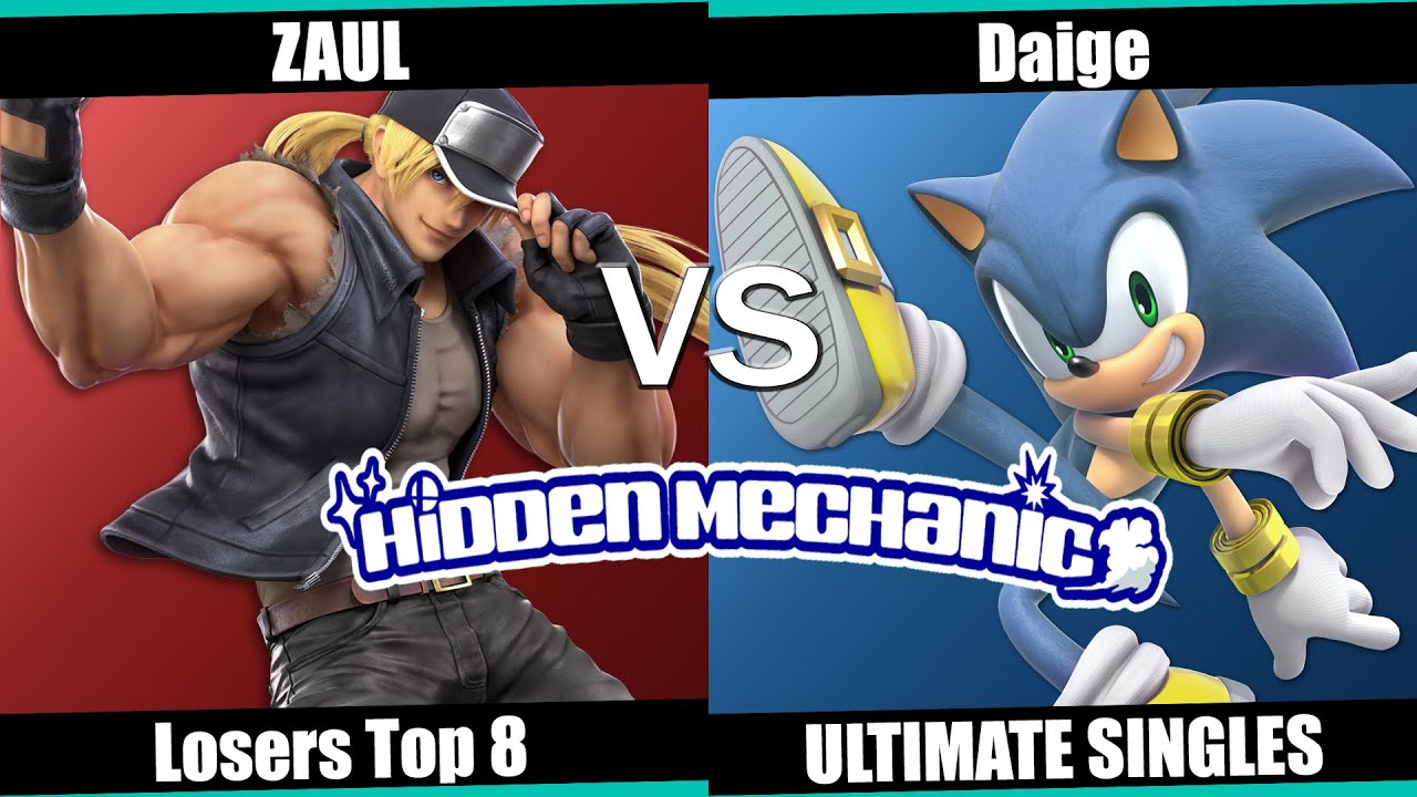 Hidden Mechanic #6 Losers Top 8- Zaul(Terry) Vs. Daige(Sonic) SSBU ...