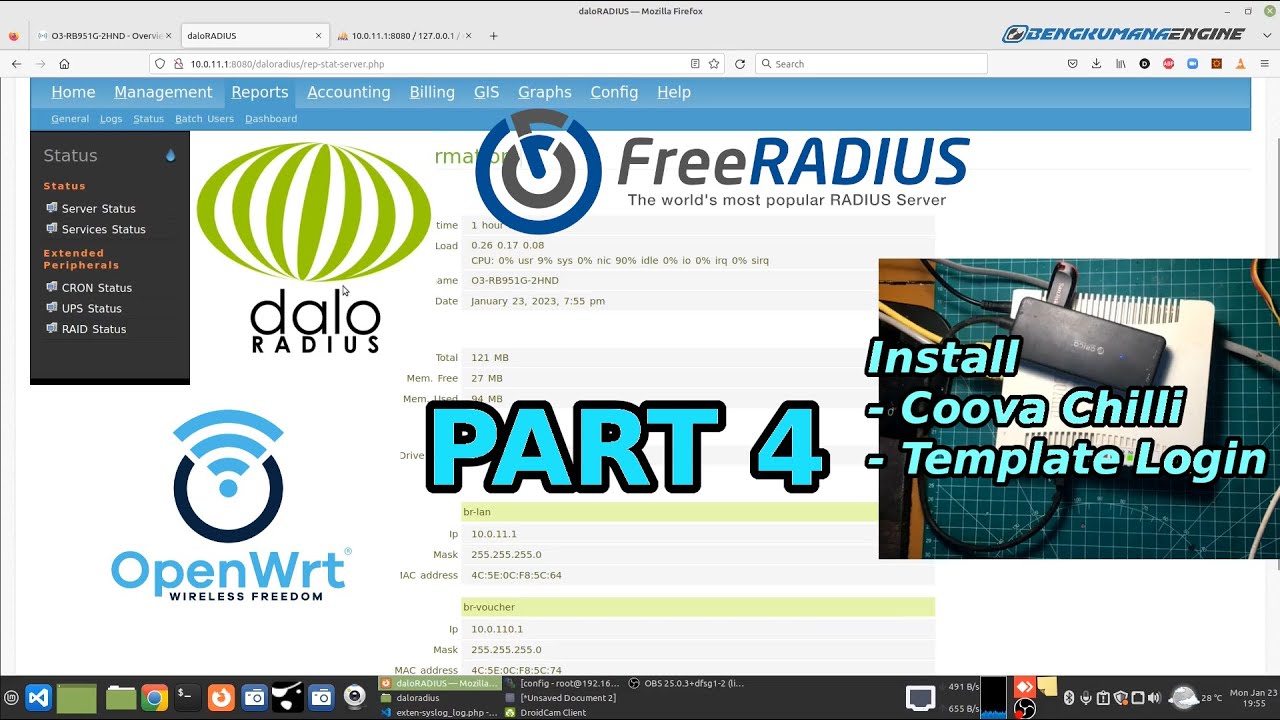 OpenWrt Daloradius Hotspot Voucher - Install Coova Chilli dan Hotspot Login Template - Part 4 ...