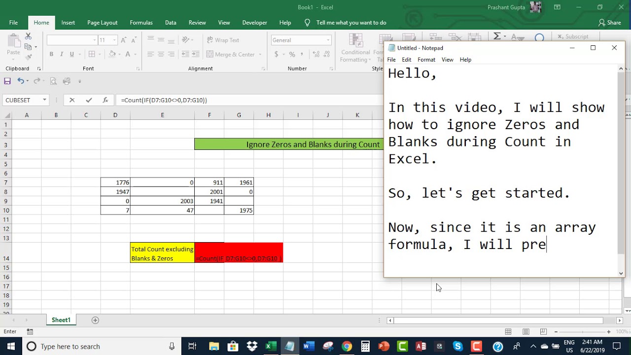 Ignore Zeros And Blanks During Count In Excel YouTube ignore-zeros-and-blanks-during-count-in-excel-youtube