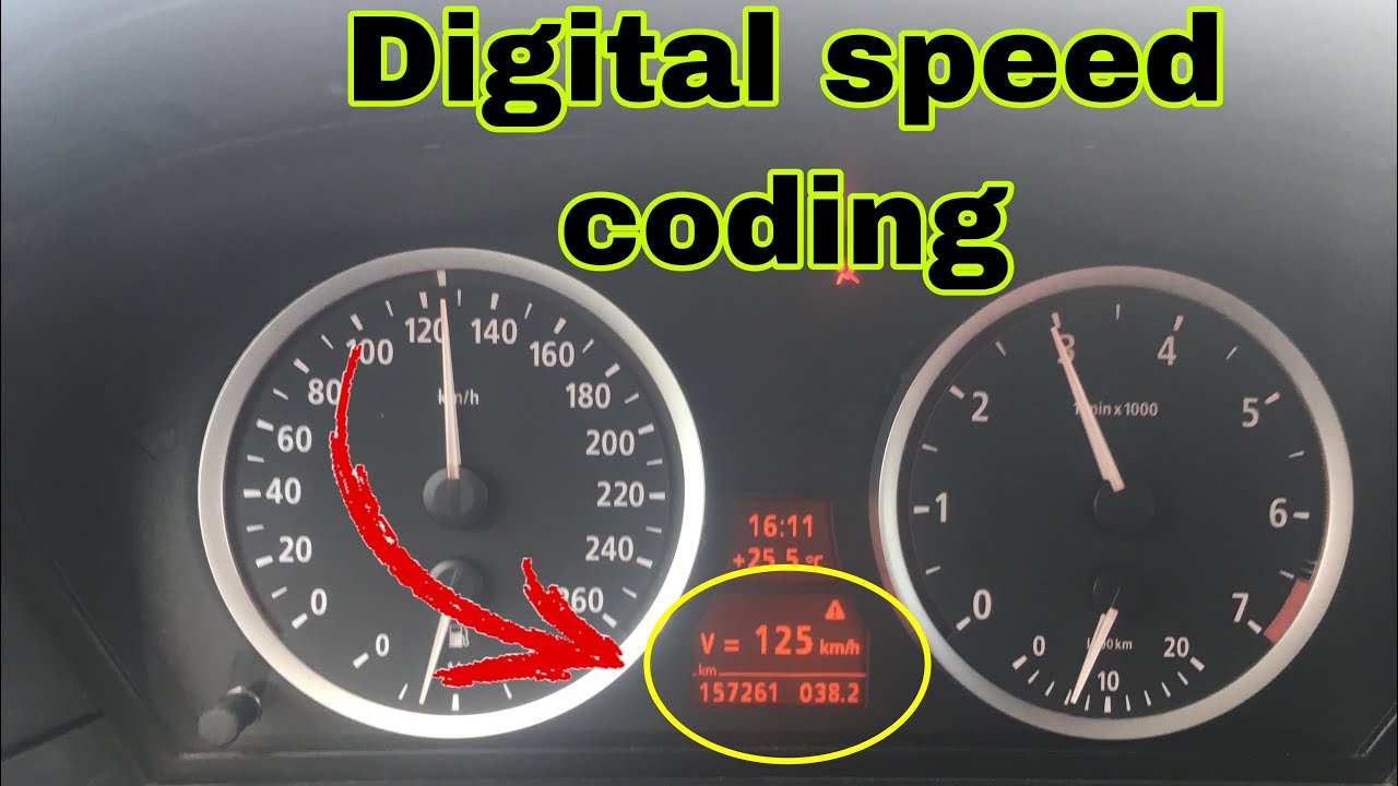 BMW - Digitální rychlost / Digital speed coding - YouTube