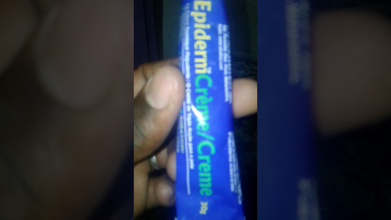 Epiderm ..crème.crem - YouTube
