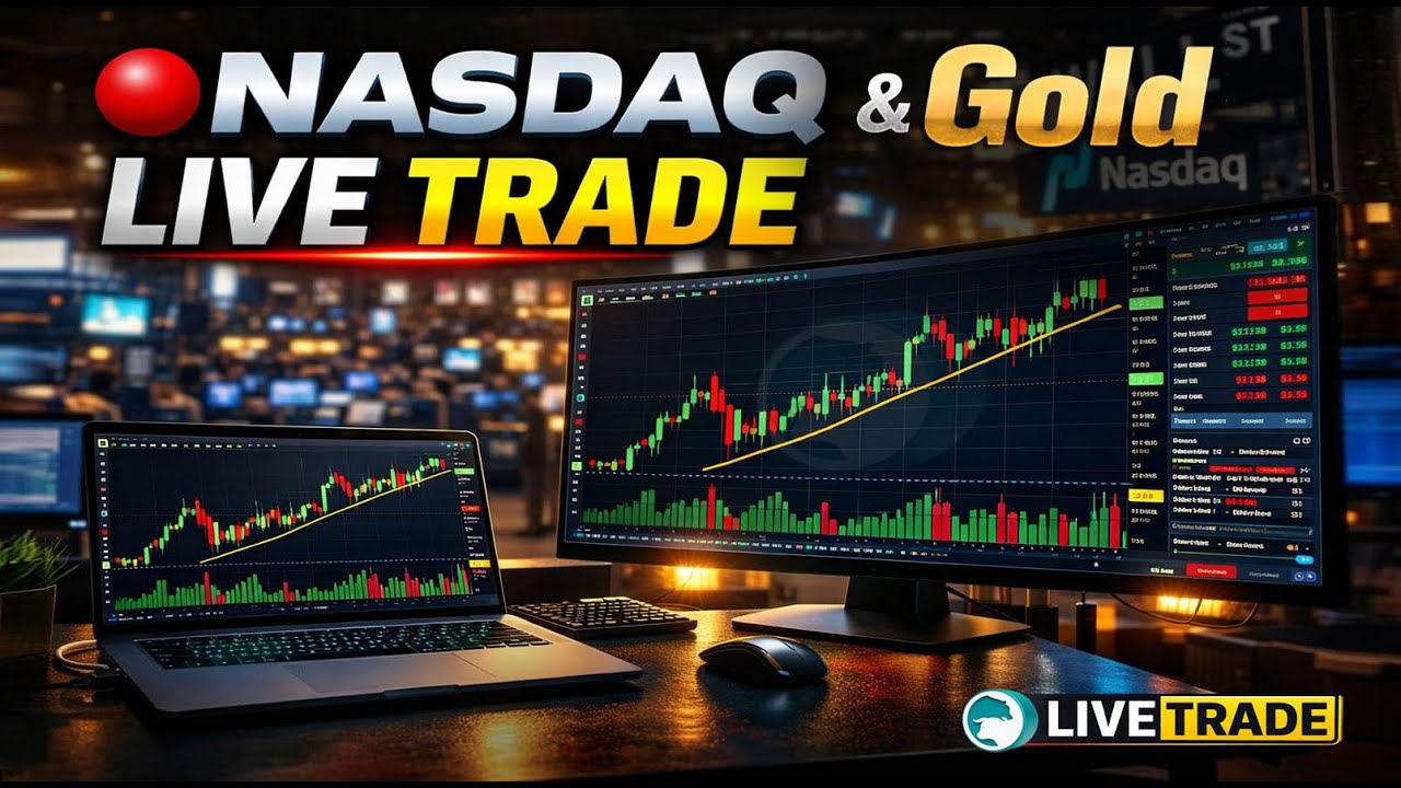NASDAQ & GOLD Live Trading | High Volatility Setup Today 🚨 Real-Time ...