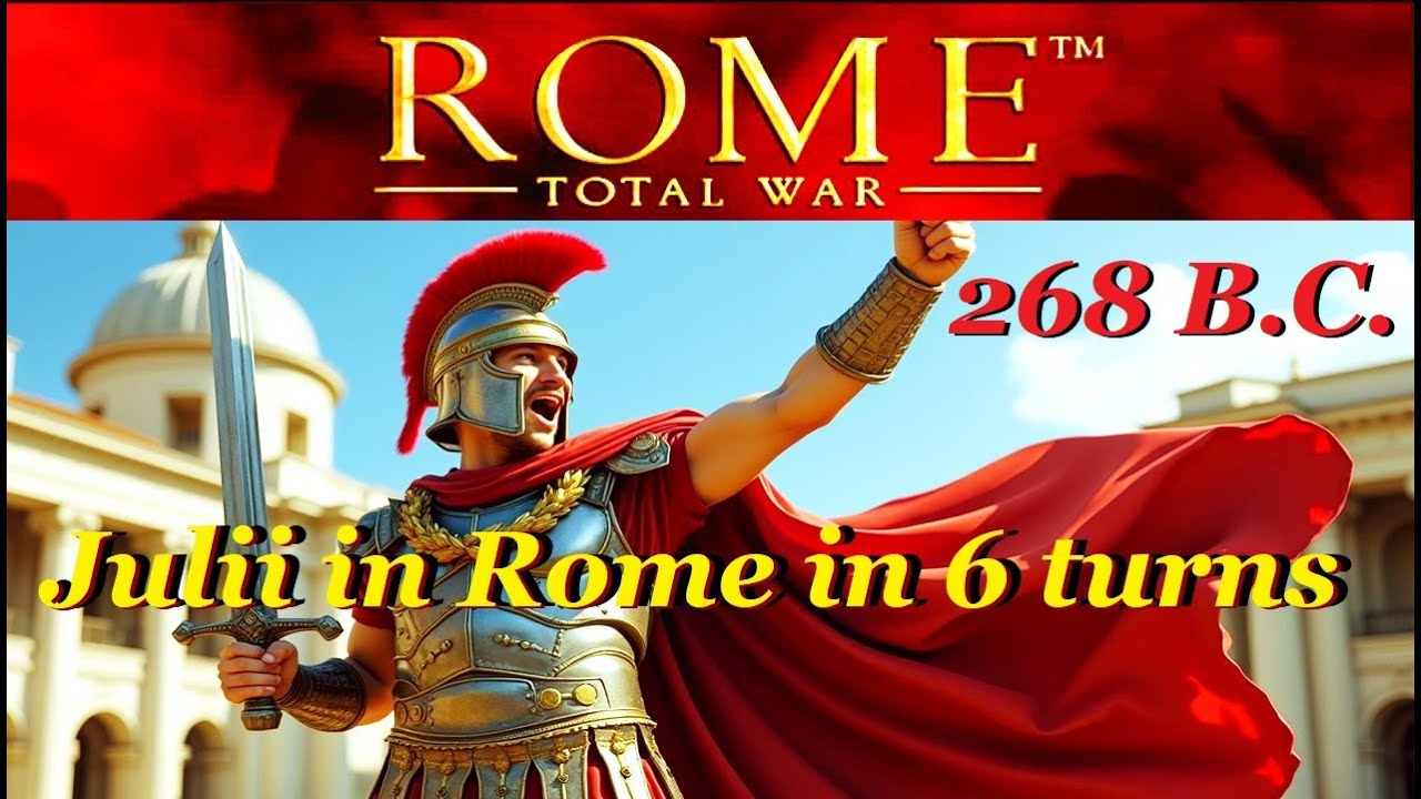 The capture of Rome from the start of the game. How to begin a war with ...