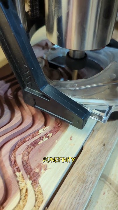 Vcarve Pro and Onefinity for the wave texture Win! #tools #woodworking #cnc #cncrouter - YouTube