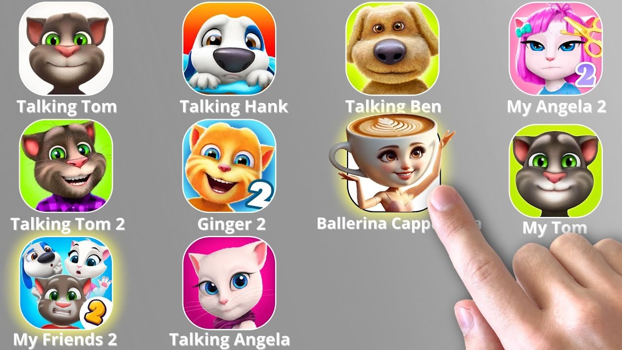 My Talking Tom Friends 2,Talking Tom,Italian Brainrot,Angela,Ginger 2 ...