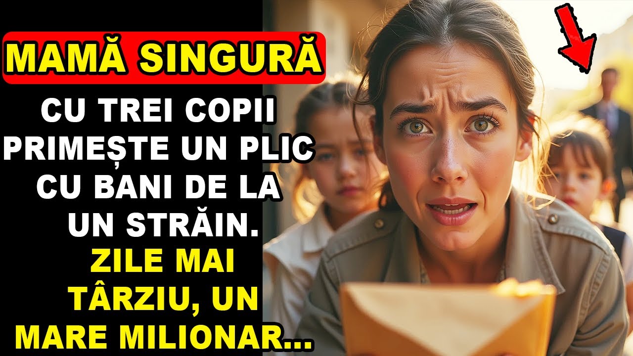 MAMĂ SINGURĂ CU TREI COPII PRIMEȘTE UN PLIC CU BANI DE LA UN STRĂIN ...