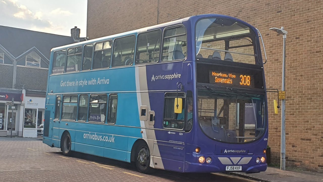 Route Visual | Arriva Kent Thameside | Route 308: Sevenoaks - Gravesend ...