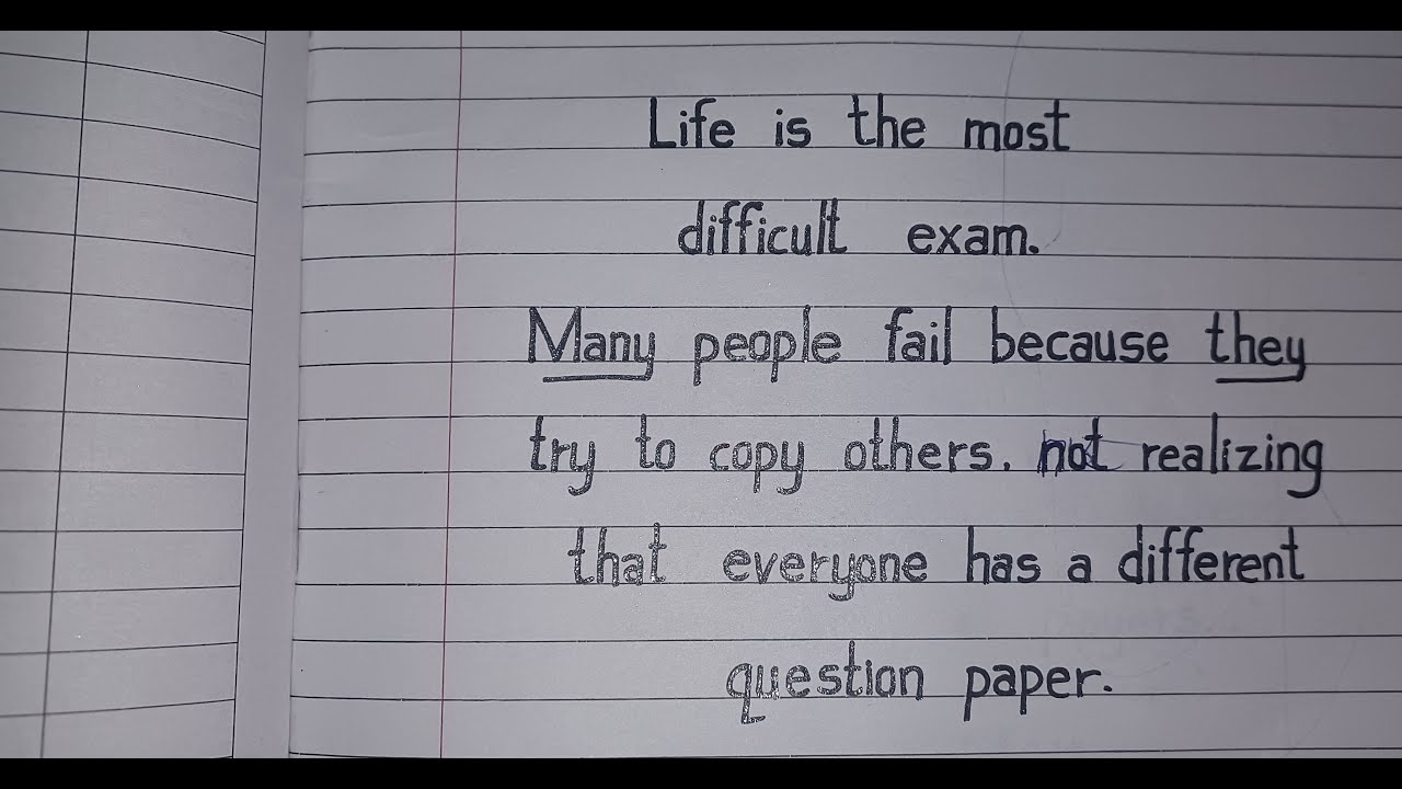 Non-Cursive handwriting practice with normal pen single rule - YouTube