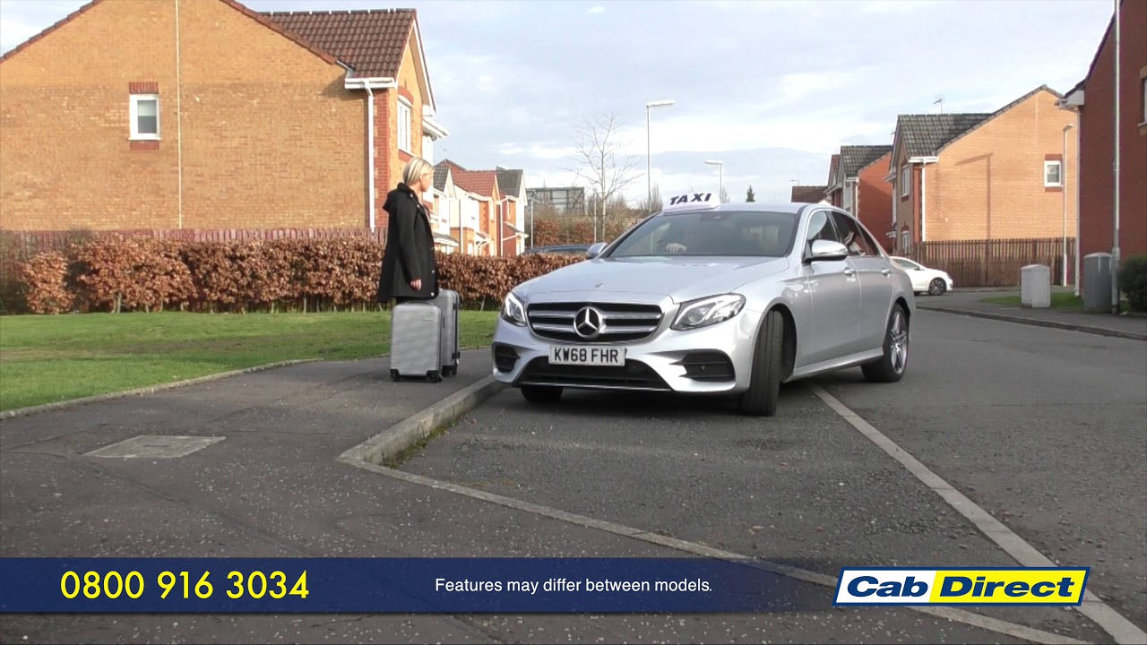Mercedes Benz E-Class taxi from Cab Direct - YouTube