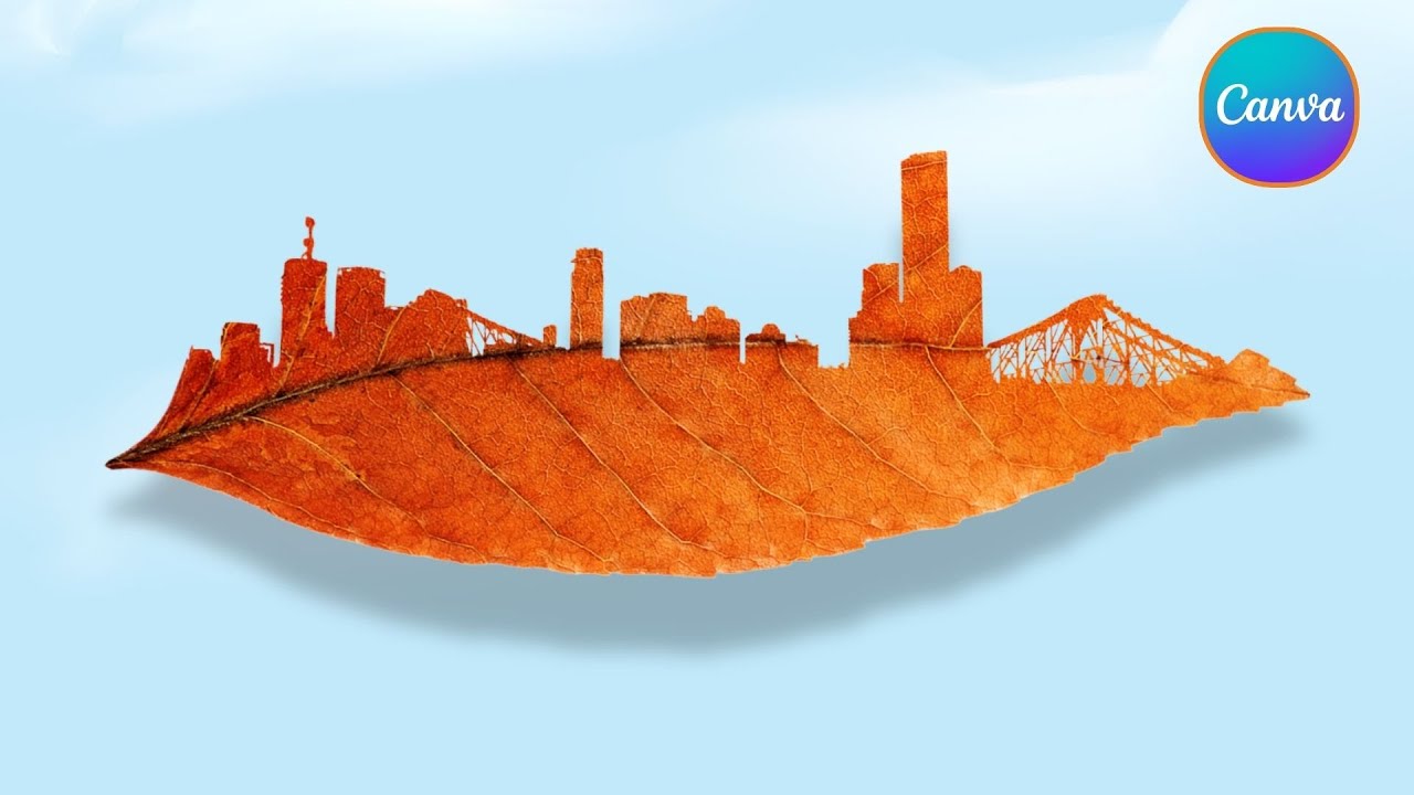 Canva Photo Manipulation Tutorial: Create Stunning Leaf Craft Effect ...