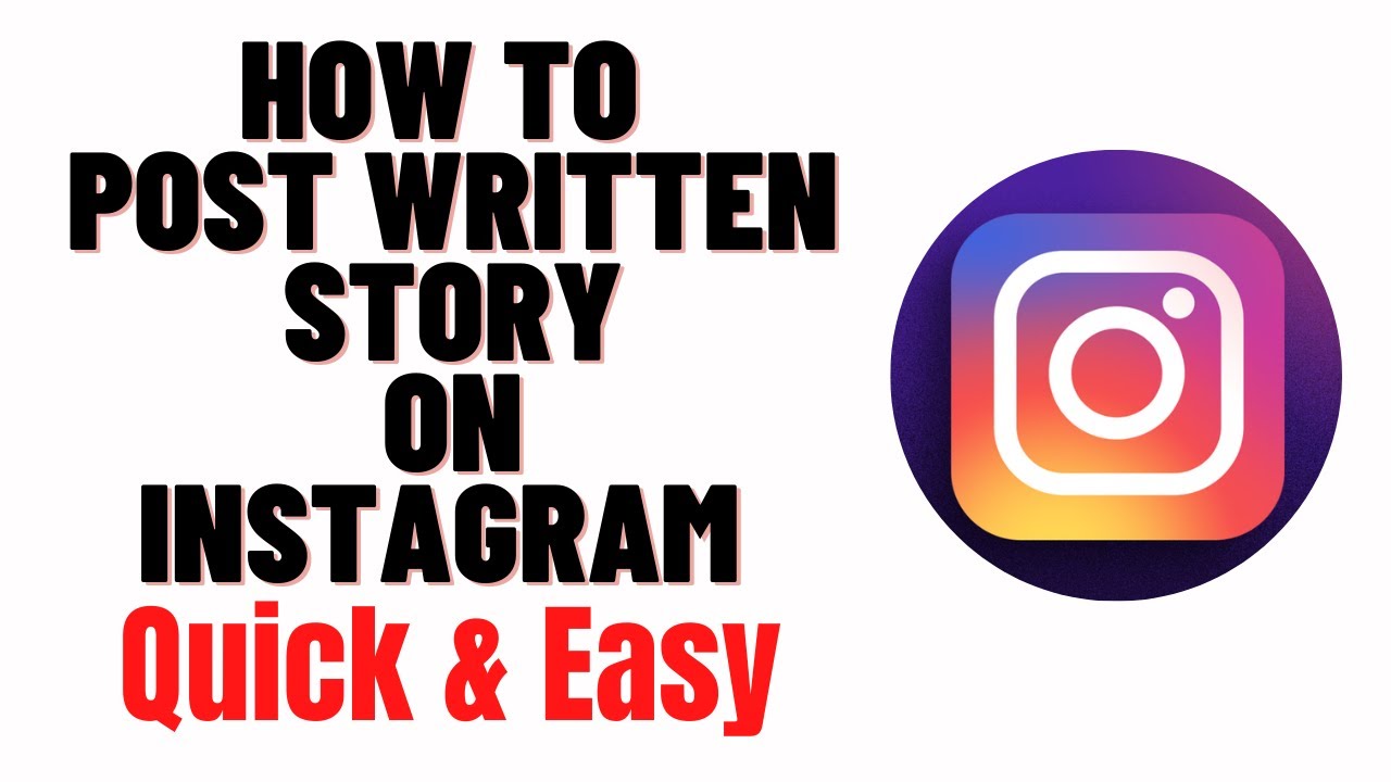 how to post written story on instagram 2024 - YouTube