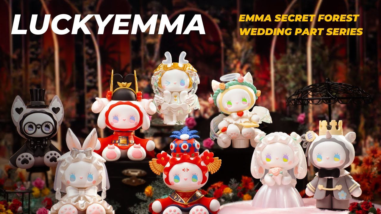 Emma Secret Forest Wedding Party Series|Lucky Emma blind box - YouTube