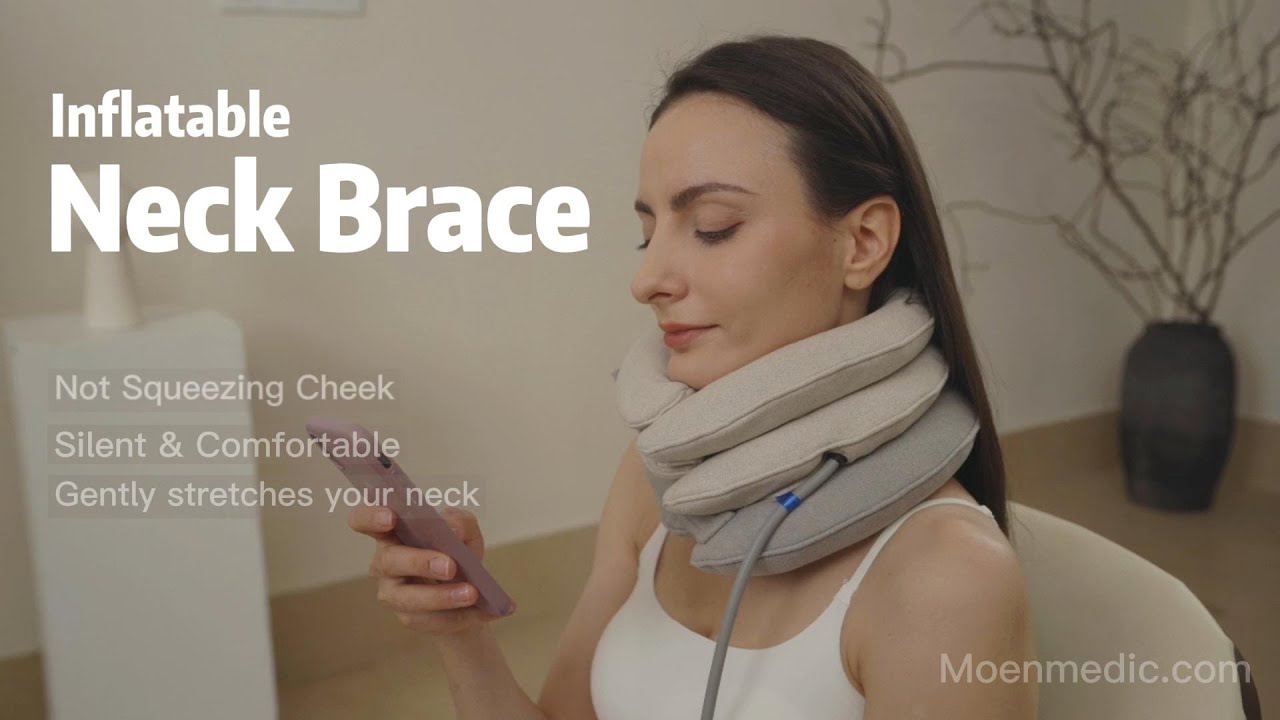 Experience the ultimate neck pain relief--NEW Inflatable Neck Brace ...