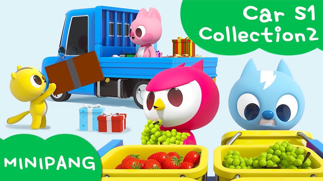 Learn words with MINIPANG | Car S1 Collection2 | MINIPANG TV 3D Play ...