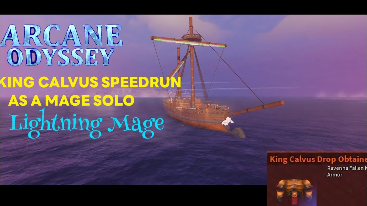 A King Calvus Speedrun in Arcane Odyssey - YouTube