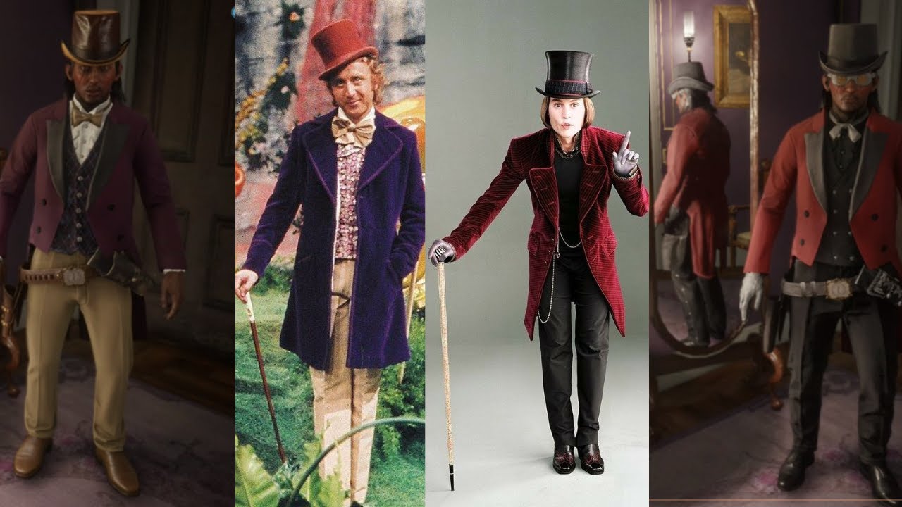 Red Dead Online Willy Wonka Costume - YouTube