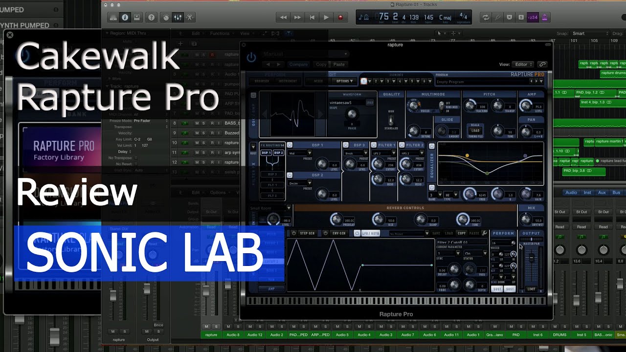 Cakewalk Rapture Pro Review - YouTube