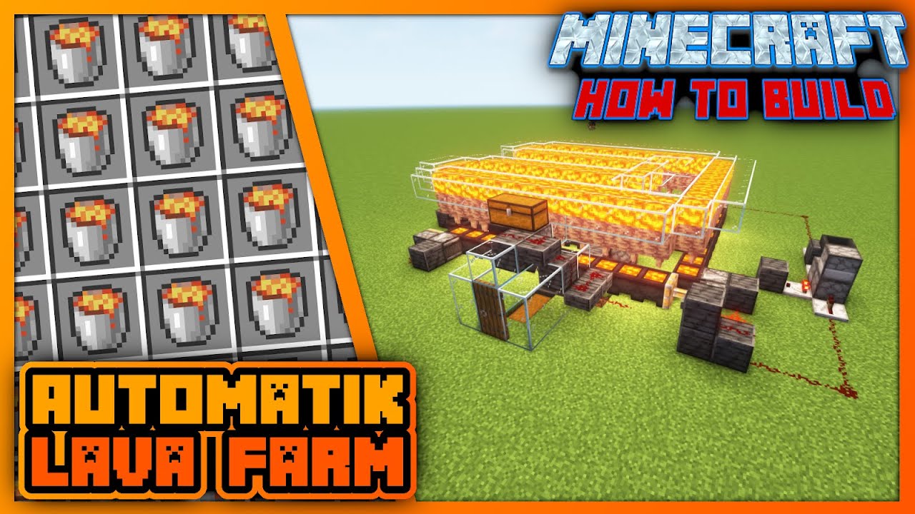 AUTOMATISCHE Lava Farm [UNENDLICH LAVA] 🔸 Minecraft 1.21 & 1.20 ...