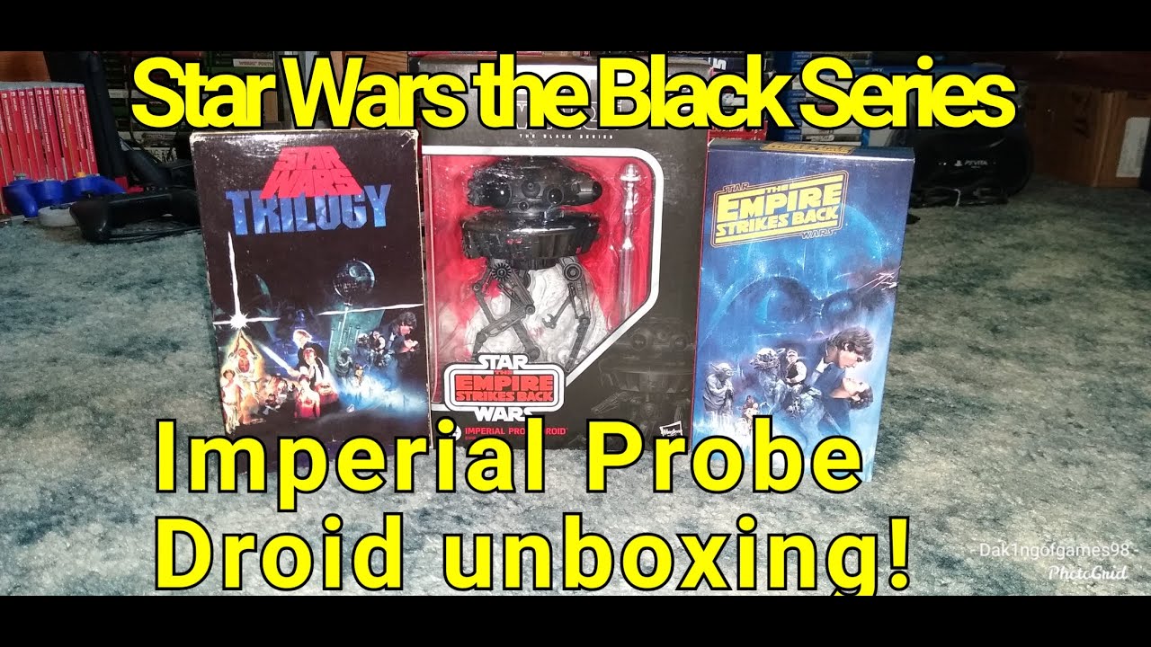 THE EMPIRE STRIKES BACK! Star Wars the Black Series Imperial Probe ...