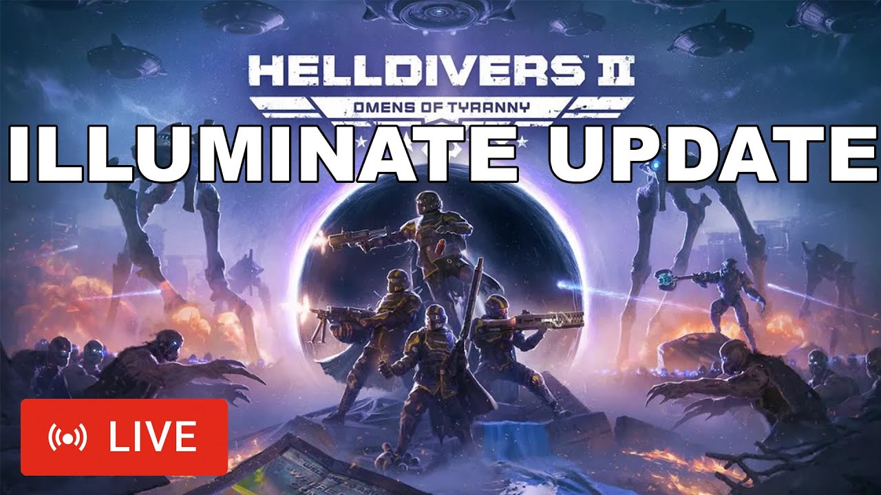 Fighting The Illuminate In HELLDIVERS 2 LiveStream - YouTube