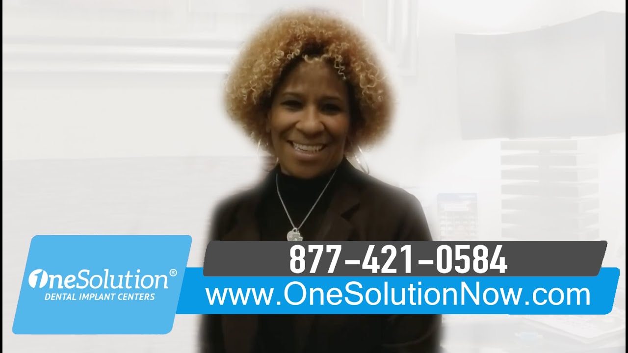 Fabiola’s Onesolution® Dental implants Experience - YouTube