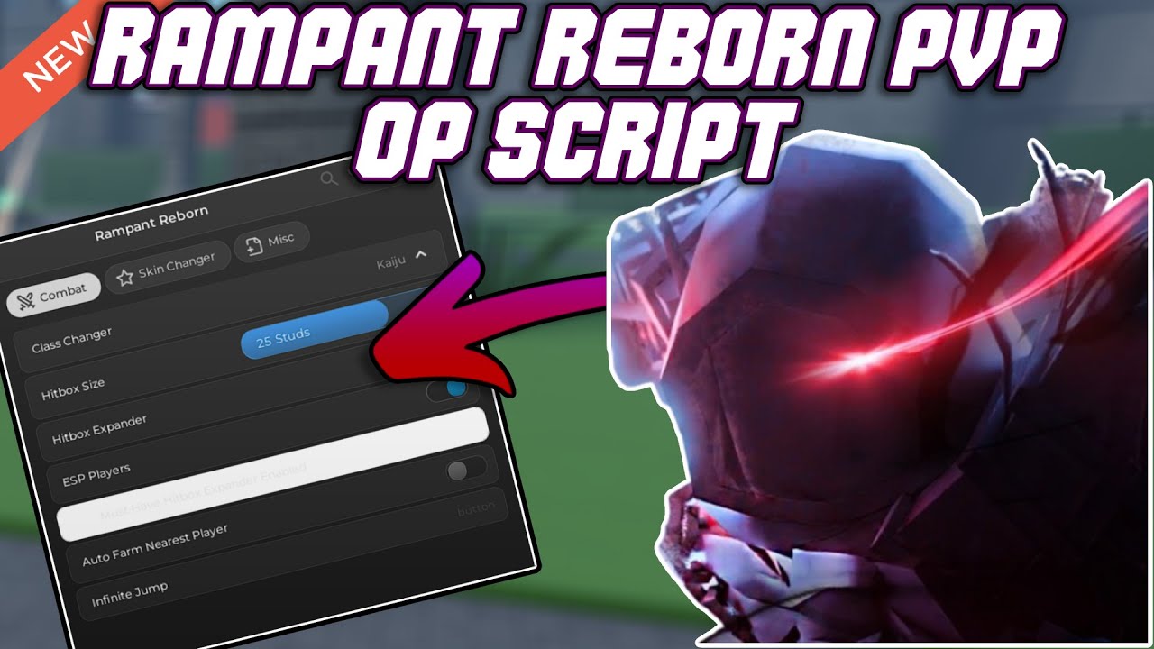 [NEW] RAMPANT REBORN PvP OP Script (2025) PASTEBIN - Auto Farm | Hitbox ...