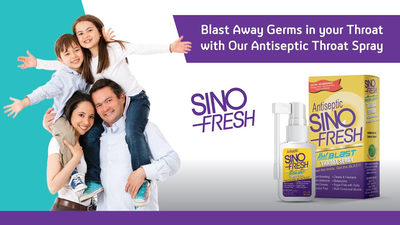 Blast Away Germs in Your Throat with Our Antiseptic Throat Spray ...