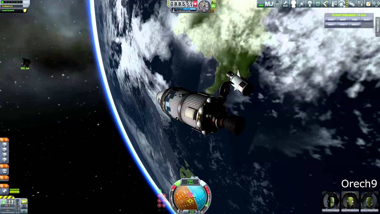 Apollo Style Mission KSP 1/4 [HD] with music - YouTube