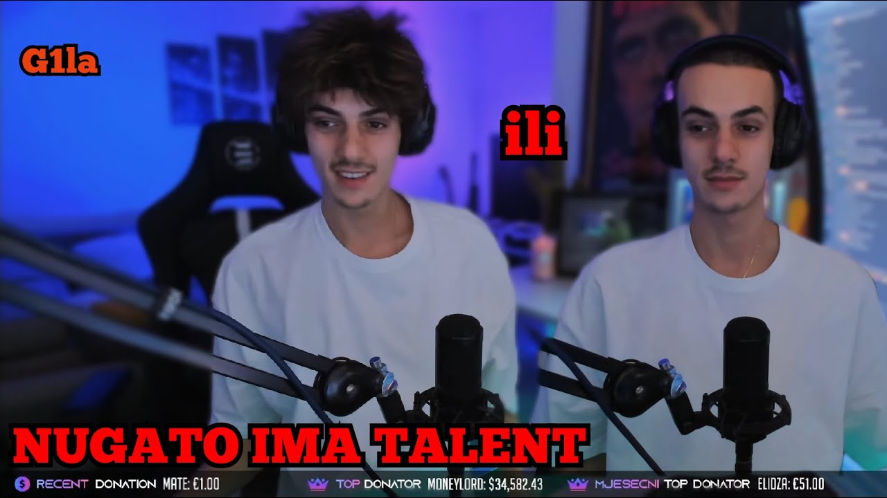 NUGATO POKAZAO SVOJ TALENT *sad ima kosu sad nema* 😂 - YouTube