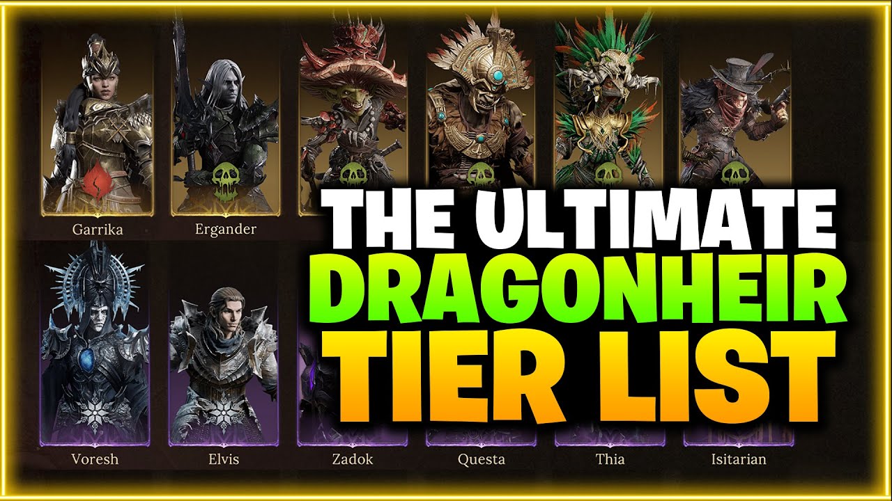 DO NOT LEVEL TRASH!! The Ultimate TIER LIST Dragonheir: Silent Gods ...