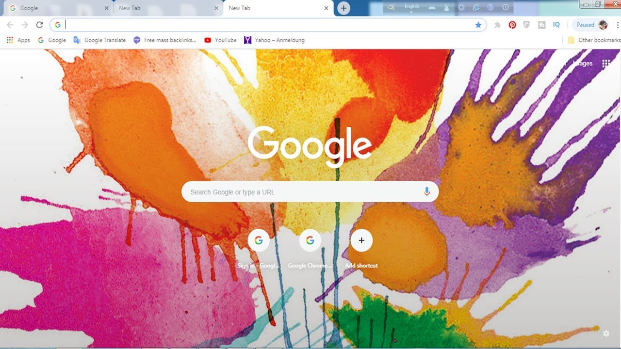 Change your Web Browser Background One Click | Wallpaper | Google ...