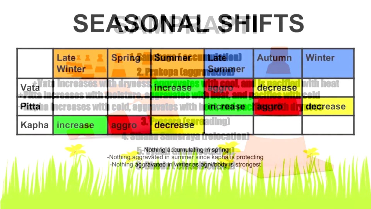 The 6 Ayurvedic Seasons - YouTube