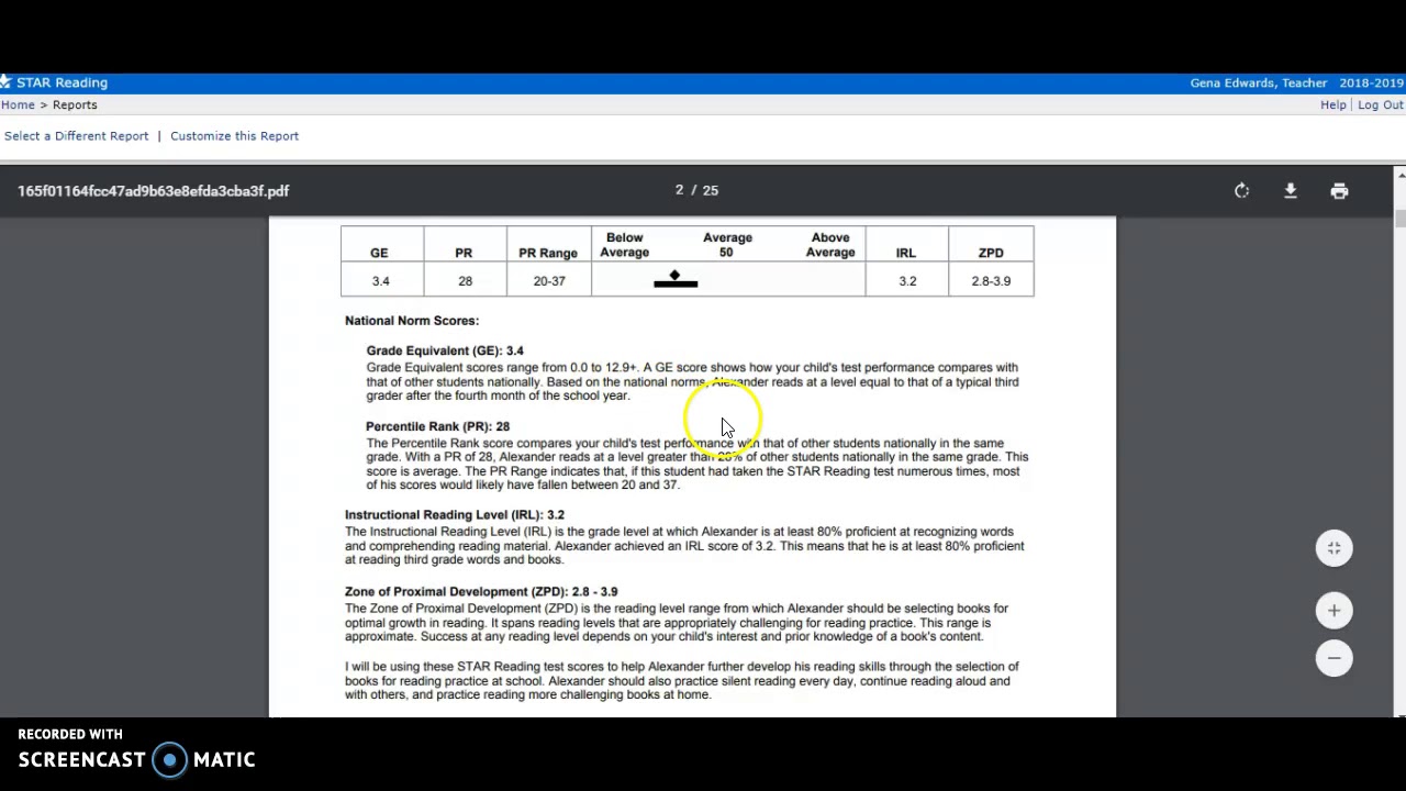 STAR Parent report - YouTube