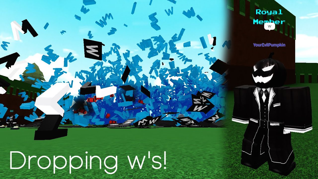 DROPPING THOUSANDS OF W's (experiment) babft ROBLOX - YouTube