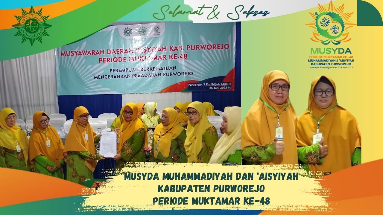 Musyda Muhammadiyah 'Aisyiyah Periode Muktamar ke-48 - YouTube