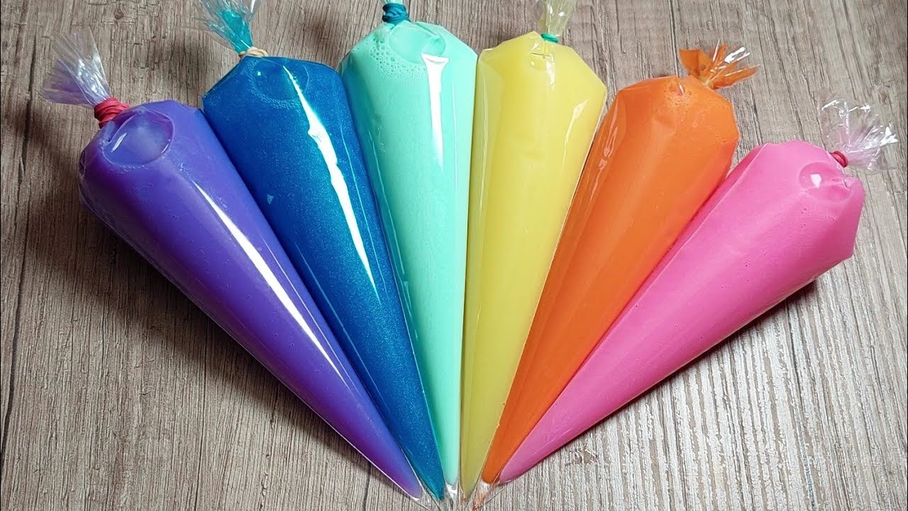 slime slaim mix with glitter slime smoothie most Satisfying video ...