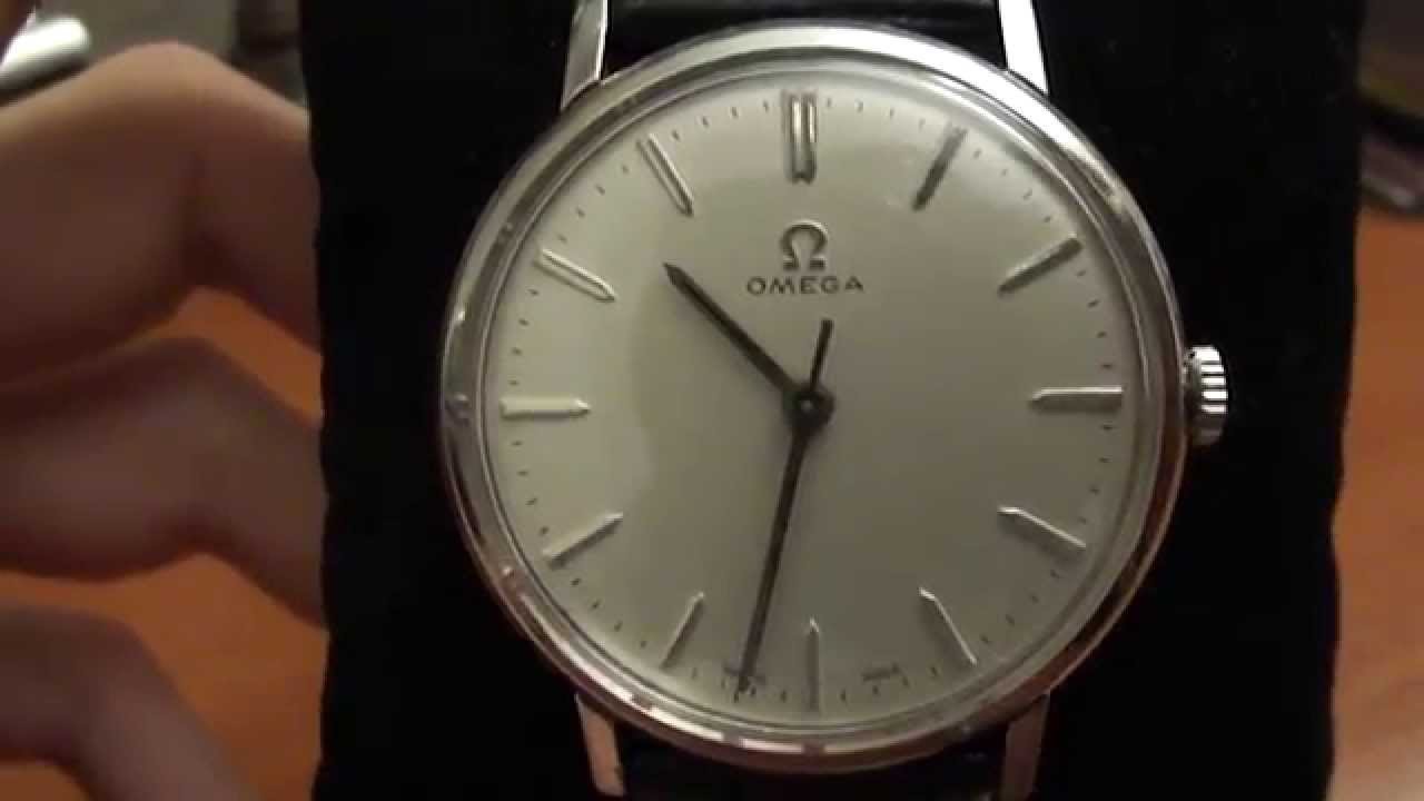 Omega cal. 601 meccanico-manuale del 1966 - YouTube