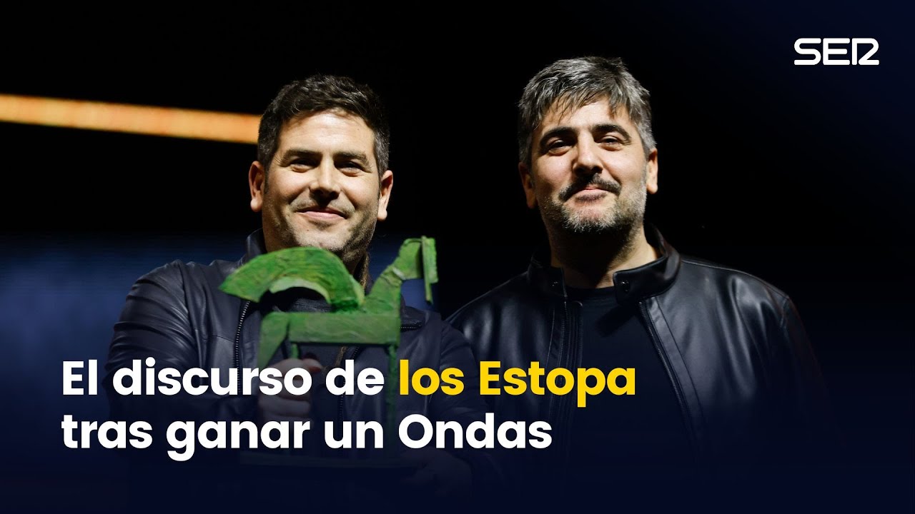 El discurso de los Estopa tras recibir un Ondas por su trayectoria ...