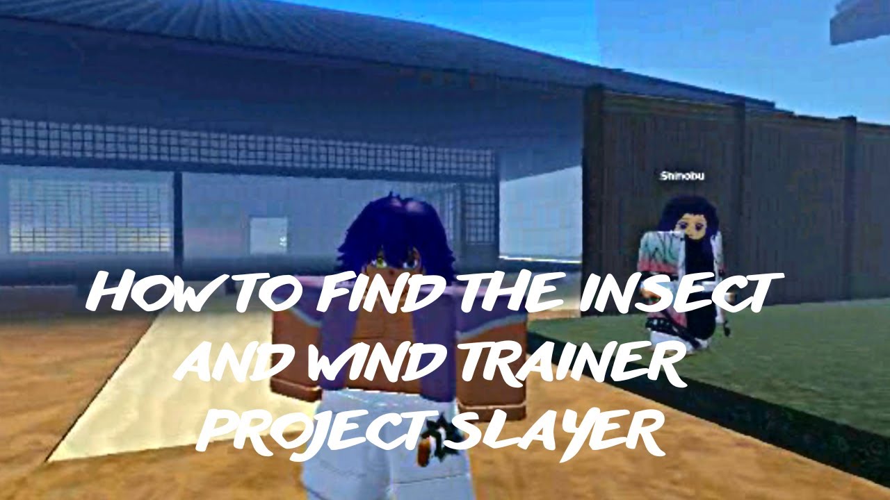 PROJECT SLAYER - HOW TO FIND THE WIND AND INSECT TRAINER - YouTube