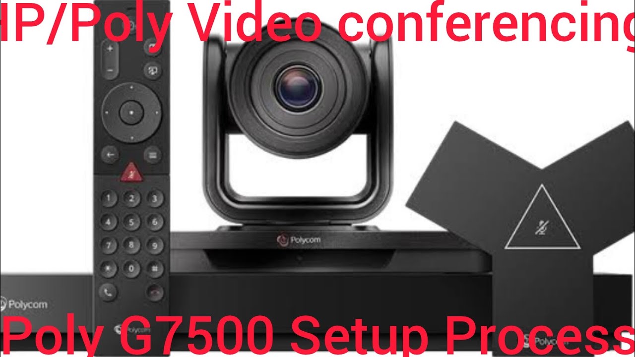 Poly G7500 VC setup Process|Video conferencing Device - YouTube