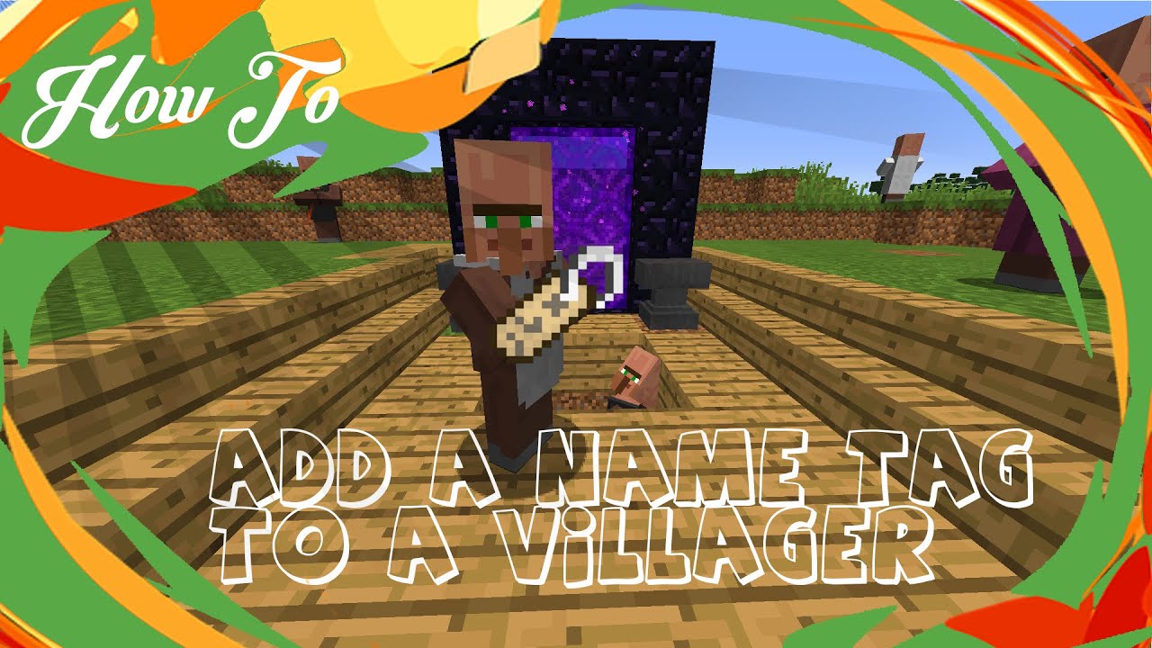 Minecraft: How To Name A Villager (PC) - YouTube