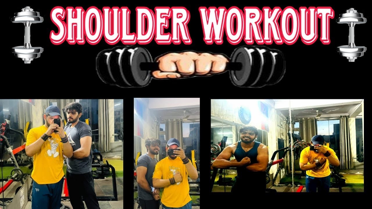 Shoulder workout 💪💪|| @sauravjoshivlogs3057 #meme #workout #shoulder # ...