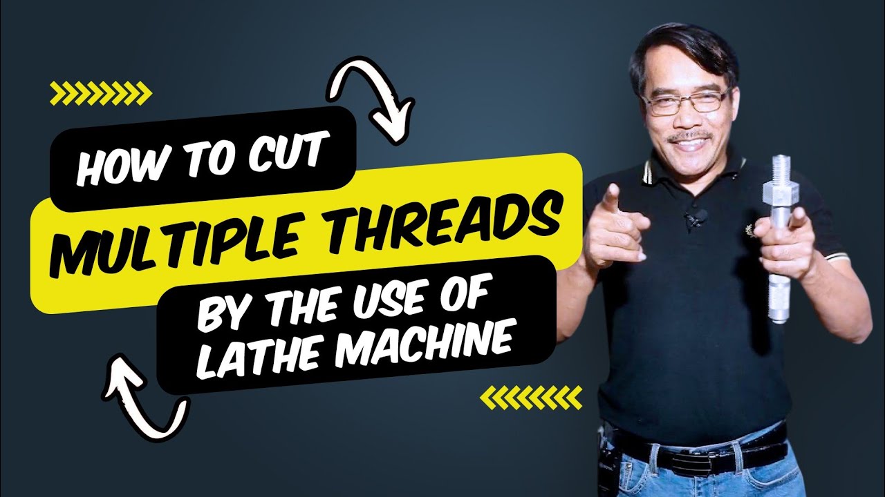How to Cut Multiple Threads by the use of Lathe Machine - YouTube